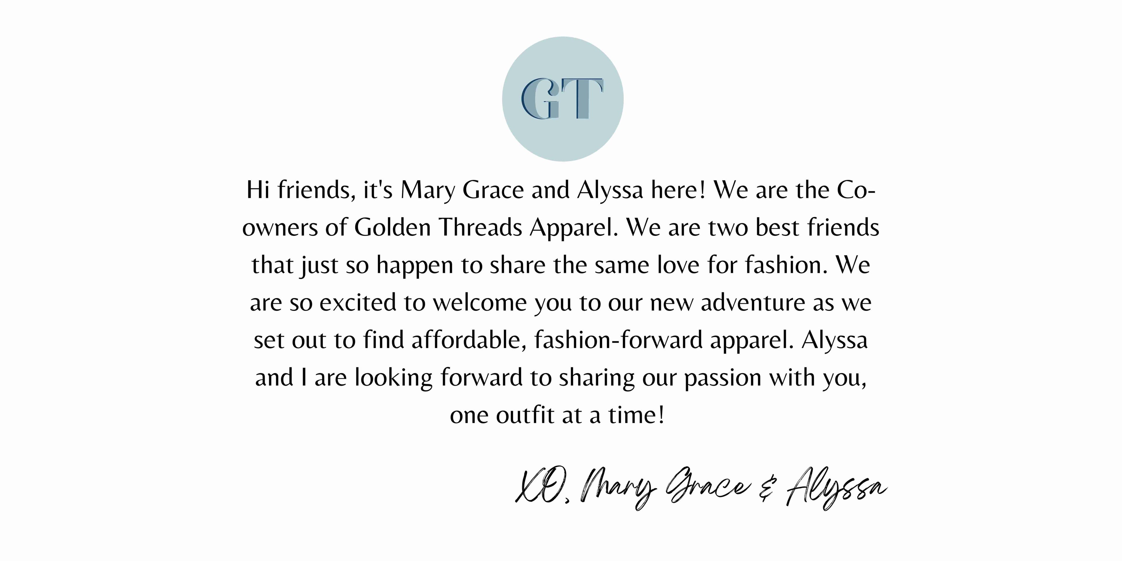 Golden Threads Apparel, LLC